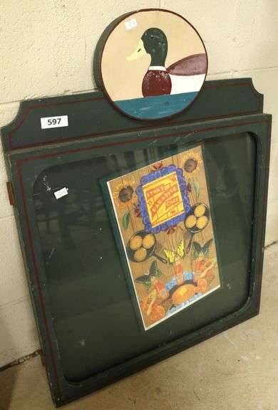Duck Wall Display - Dixon's Auction at Crumpton