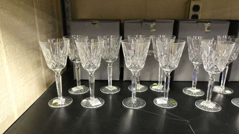 Collection of Waterford Crystal Stemware Goblets - Dixon's Auction at Crumpton