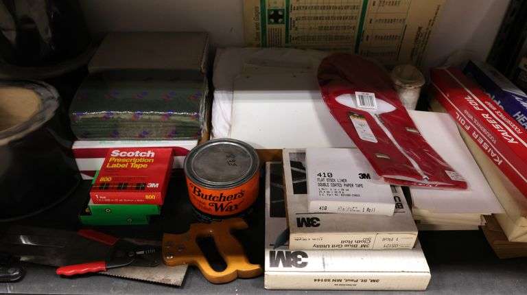 Utility Cloth, Paper Tape, Hand Tools, Butches Wax Etc. - Dixon's ...