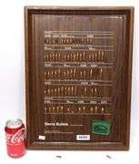 Vintage Sierra Bullets Bullet Board Advertising Sign - Dixon's Auction ...