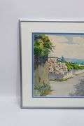 Mary Zuill Watercolor Painting - Dixon's Auction at Crumpton