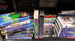 Lot of Vintage VHS Movies & Tapes - Dixon's Auction at Crumpton