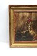 Vintage Oil on Masonite Still Life Painting, Signed Lower Right M. Rex ...
