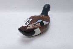 Steven R. Lay Wigeon Hen 1/3 Size Duck Decoy - Dixon's Auction at Crumpton