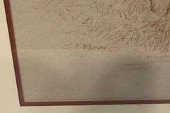 Charles Pierce Drawing of Cow - Dixon's Auction at Crumpton