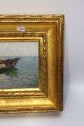 Venetian Boat Scene Oil Painting on Panel Signed a. Roger - Dixon's ...