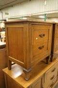 Basic-Witz MCM Directoire Style Walnut Nightstands, Minor Wear - Dixon ...