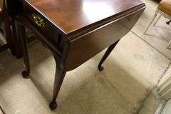 Modern Cherry End Table - Dixon's Auction at Crumpton