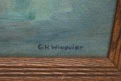 Regionalist Oil Landscape Painting Signed Winquist - Dixon's Auction at ...