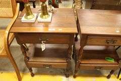 Pair Harden End Tables - Dixon's Auction at Crumpton