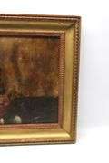 Vintage Oil on Masonite Still Life Painting, Signed Lower Right M. Rex ...