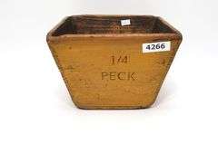 Primitive 1/2 Peck Measure - Dixon's Auction at Crumpton