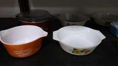 Lot of Vintage Style Pyrex Dishes - Dixon's Auction at Crumpton
