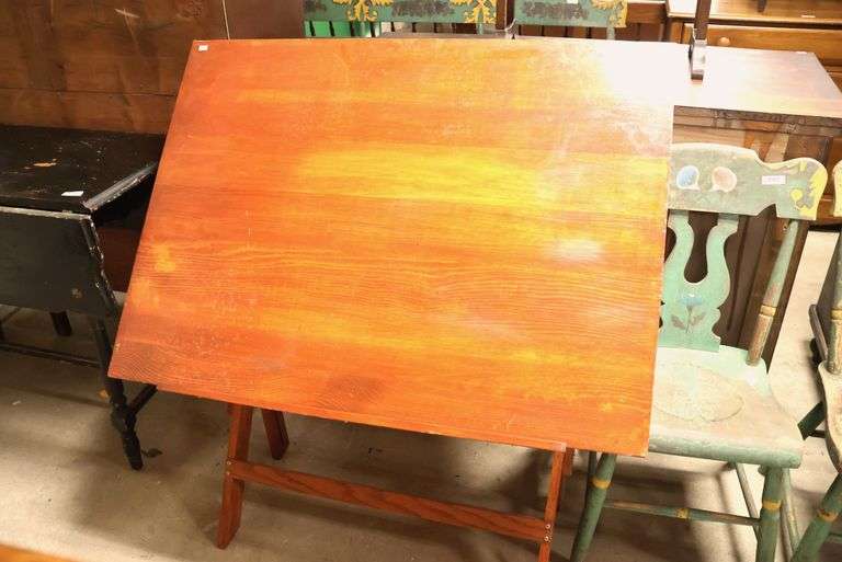 Vintage Drafting Table - Dixon's Auction at Crumpton