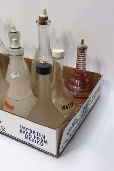 (10) Antique to Vintage Barber Bottles - Dixon's Auction at Crumpton