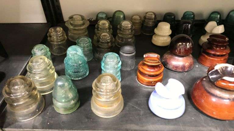 Collection of Antique Glass & Other Insulators - Dixon's Auction at ...