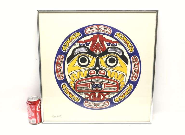 Tony Hunt Northwest Coast American Indian Print - Dixon's Auction at ...