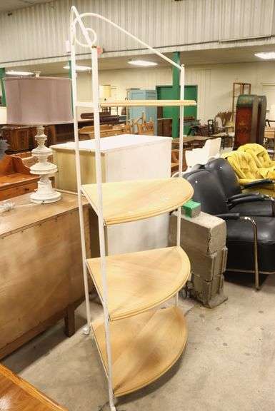 Modern Corner Baker's Rack - Dixon's Auction at Crumpton