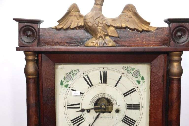 Forestville Manufacturing Co. Triple Decker Shelf Clock, Chips and Wear ...