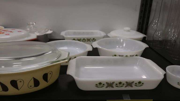 Collection of Vintage Fire King & Pyrex Dishes - Dixon's Auction at ...