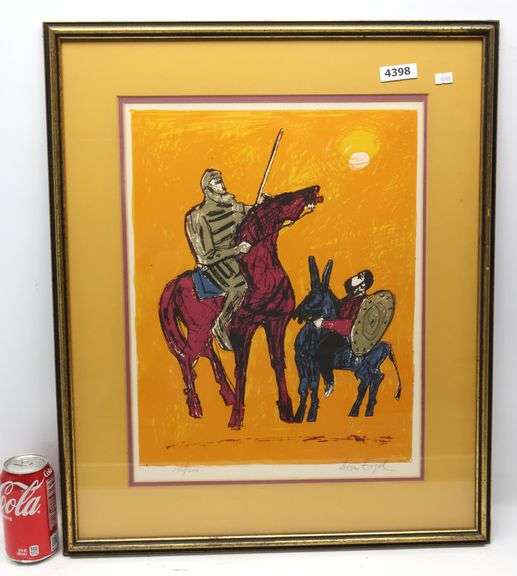 Nissan Engel Artist-Signed Don Quixote Print - Dixon's Auction at Crumpton