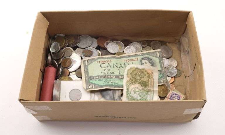 Mixed U.S. & Foreign Coins, Tokens, Paper Money - Dixon's Auction at ...