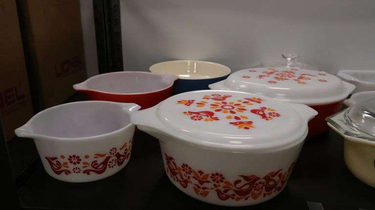 Collection of Vintage Fire King & Pyrex Dishes - Dixon's Auction at ...