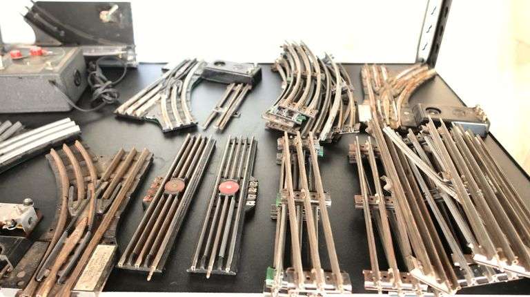 Lot of Vintage Model Railroad Train Track & Parts - Dixon's Auction at ...