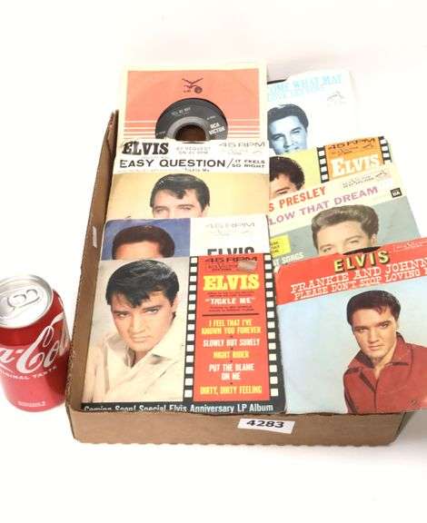 Group of Elvis Records - Dixon's Auction at Crumpton