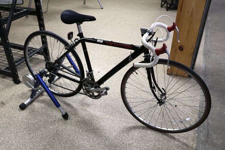 Used: Cannondale Sport Series Bicycle with 1up USA Indoor Bike Trainer ...
