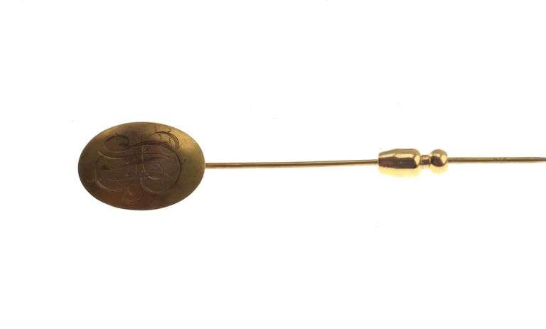 10k Gold Vintage Stick Pin 1.3g (End Cap Not Included in Weight ...