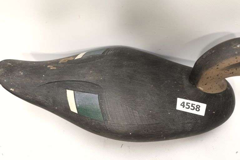 Patrick Vincenti Black Duck Decoy - Dixon's Auction at Crumpton