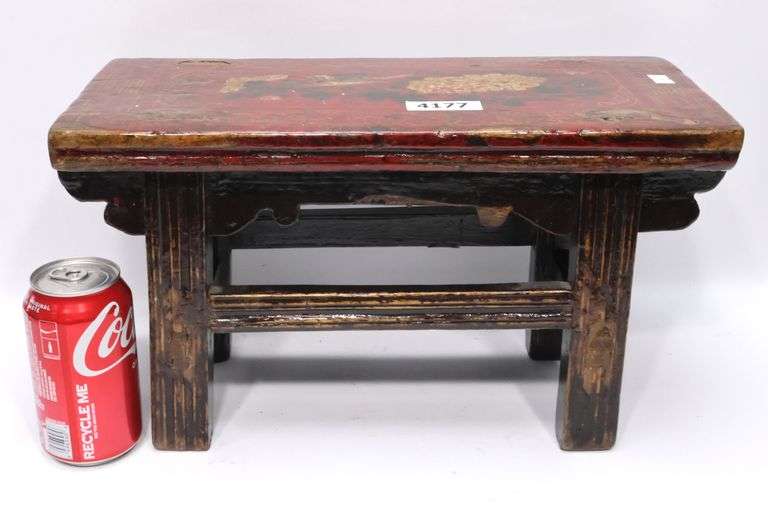Chinese Import Footstool - Dixon's Auction at Crumpton
