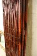 MCM Bamboo and Pencil Reed Dressing Screen - Dixon's Auction at Crumpton