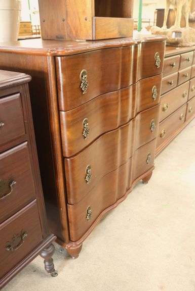 Bombay Modern Serpentine Chest - Dixon's Auction at Crumpton
