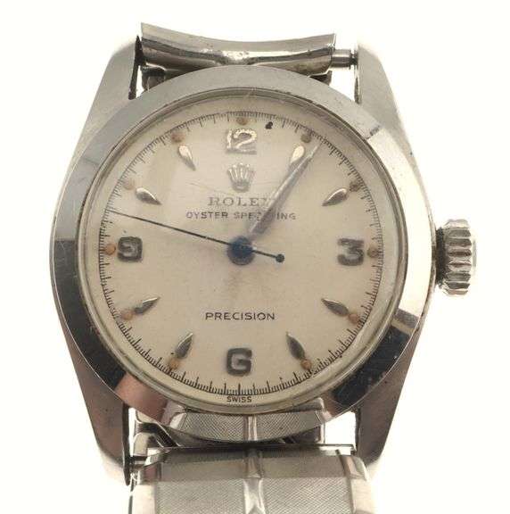 Rolex Oyster Speedking Stainless Steel Wrist Watch Model 6056 - Dixon's ...