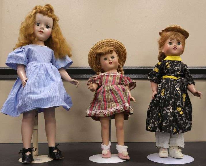 Lot of Vintage Composition Dolls - Dixon's Auction at Crumpton