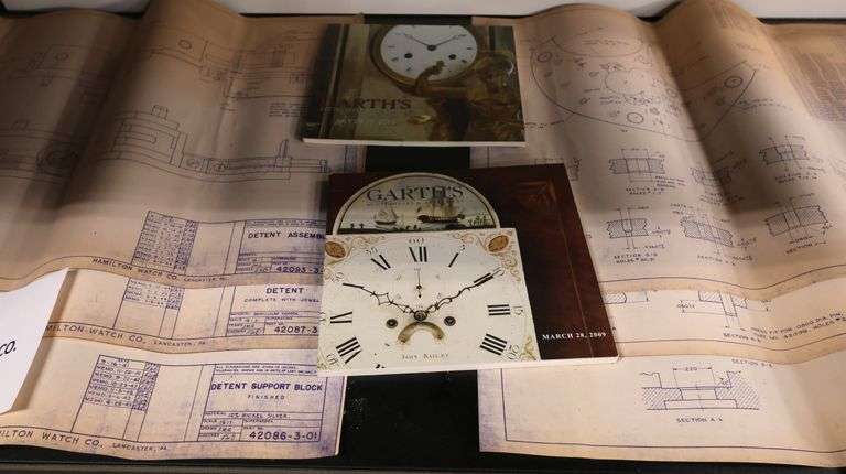 Vintage 1940's Hamilton Watch Co Blueprints - Dixon's Auction at Crumpton