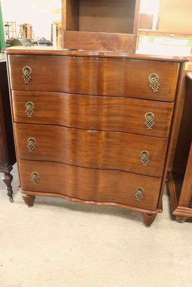 Bombay Modern Serpentine Chest - Dixon's Auction at Crumpton
