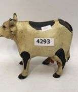 Reproduction Cast Iron Cow Bank - Dixon's Auction at Crumpton