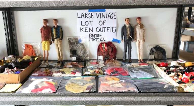 Lot of Vintage Barbie / Ken Clothing & Outfits - Dixon's Auction at ...