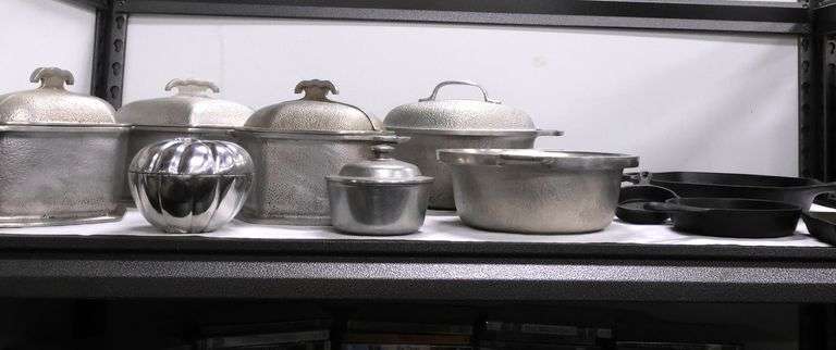 Lot of Cast Iron & Guardian Ware Cookware - Dixon's Auction at Crumpton