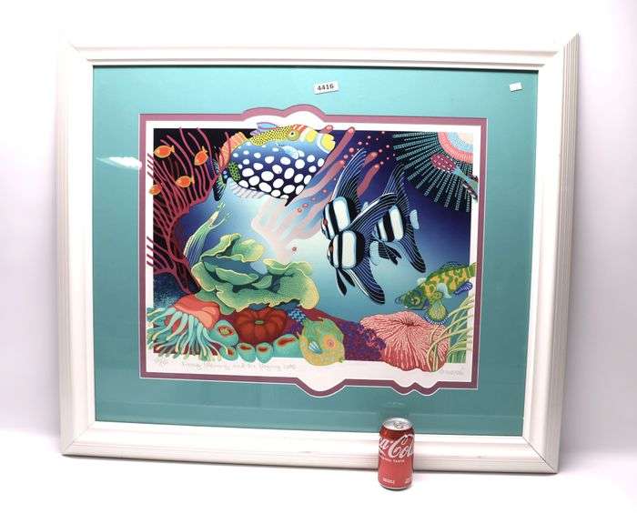 Marcel Tropical Fish Print - Dixon's Auction at Crumpton