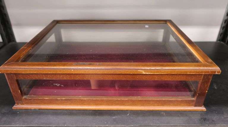 Display Case with Hinged Top - Dixon's Auction at Crumpton