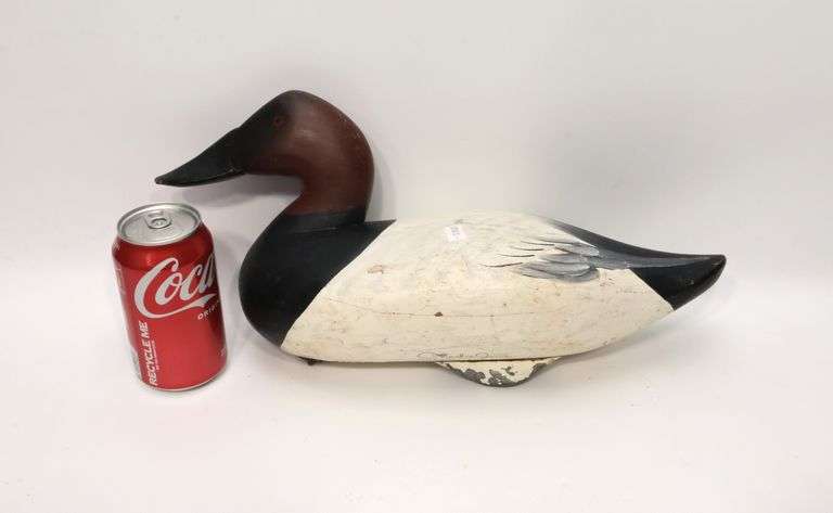 Charlie Joiner Chestertown MD 1968 Canvasback Duck Decoy - Dixon's ...