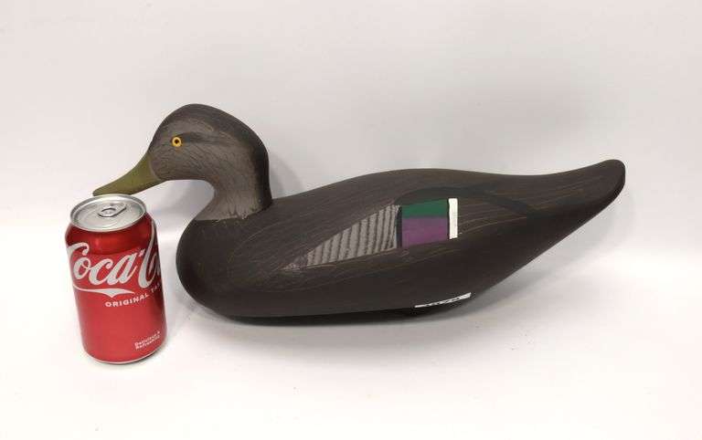 R. Madison Mitchell Havre De Grace MD 1974 Black Duck Decoy - Dixon's ...