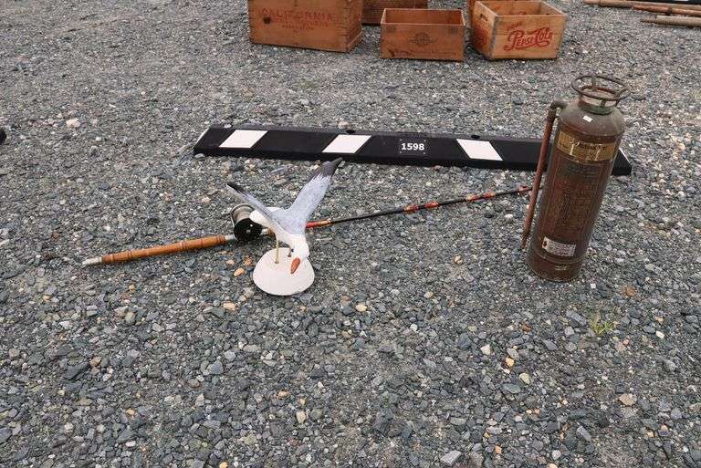 *NO STORAGE* Vintage Fire Extinguisher, Fishing Rod, Seagull - Dixon's ...