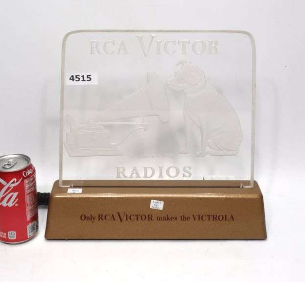 Vintage Rca Victor Advertising Lamp - Dixon's Auction at Crumpton