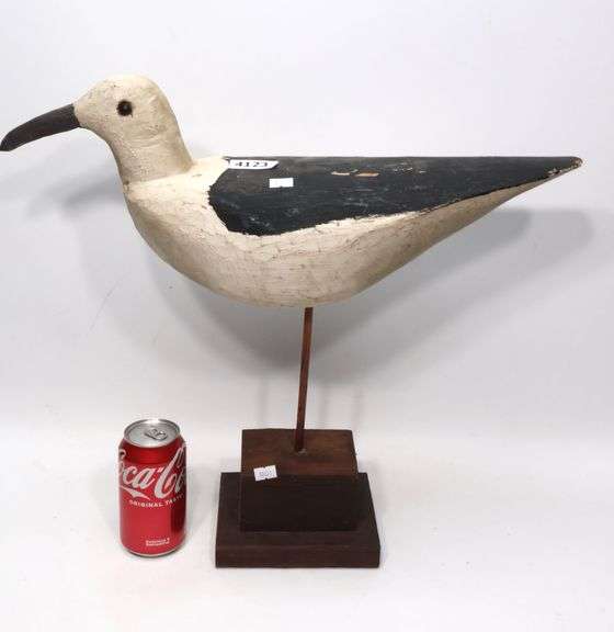 Lloyd Tyler Gull Confidence Decoy - Dixon's Auction at Crumpton
