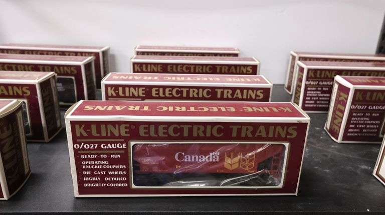 Lot of Vintage Model Railroad Train Cars By K-Line - Dixon's Auction at ...